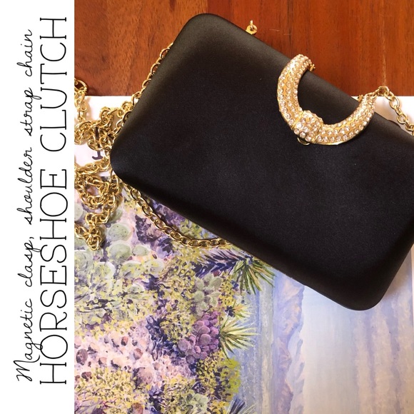 Bags | Horseshoe Magnetic Clasp Clutch | Poshmark